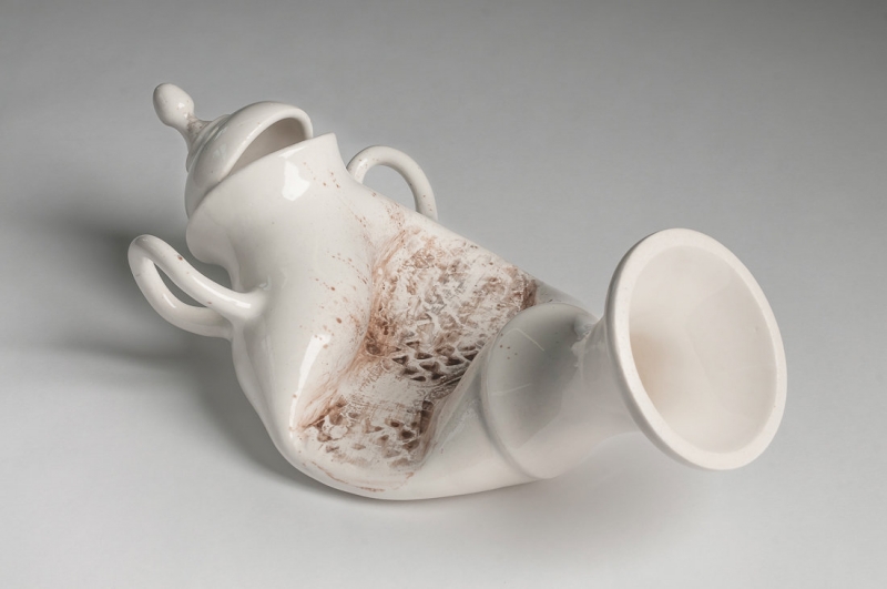 Abuse: Artist gets violent with porcelain to create beaten ...