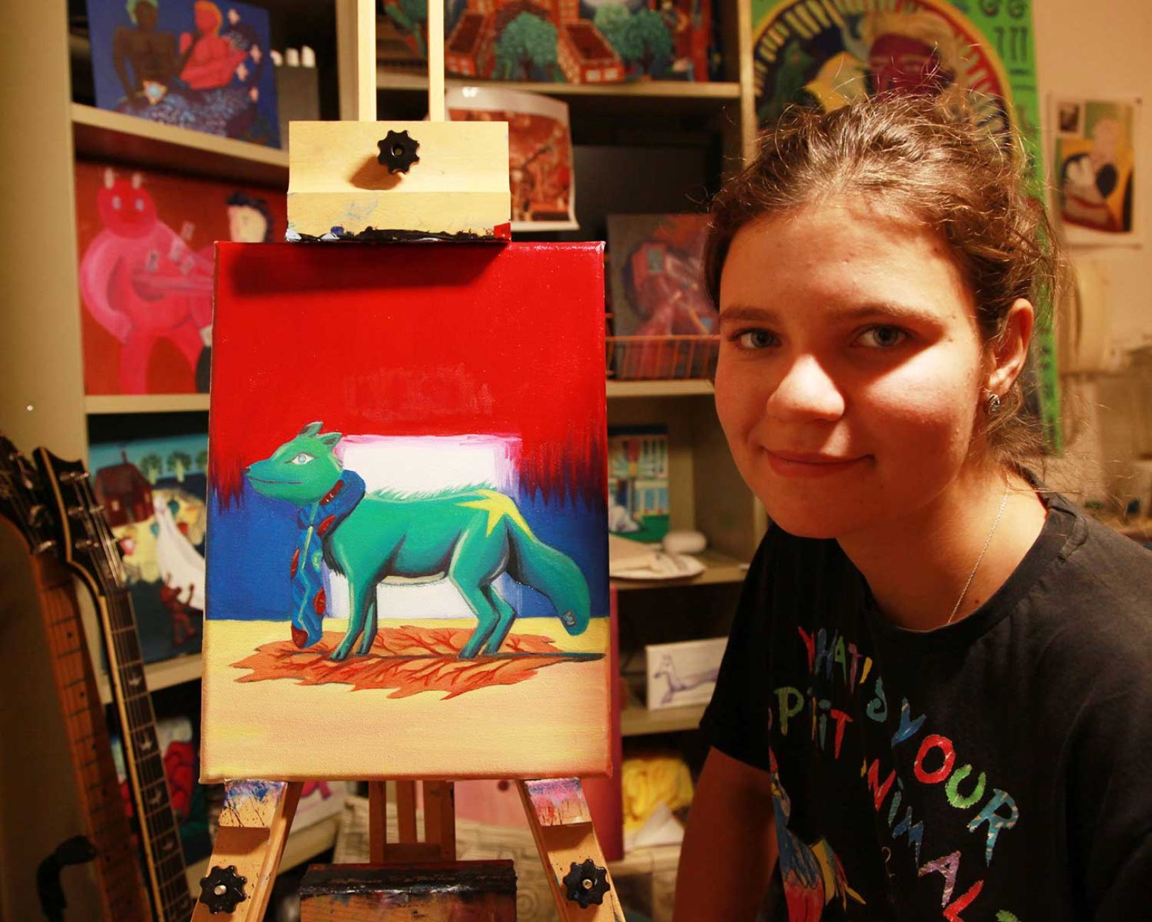 Lihui Liang's transformative paintings reimagine her portrait subjects ...