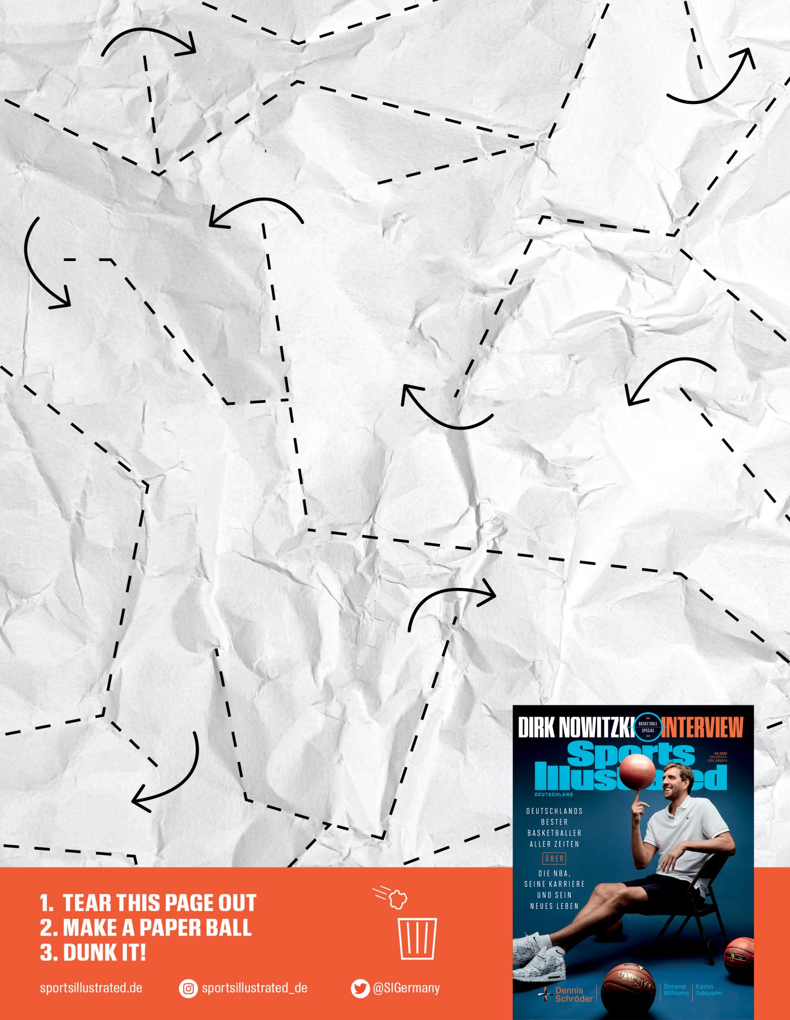 Genius Sports Illustrated basketball ad is a design slam dunk ...